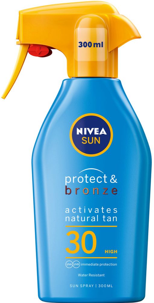 Nivea Sun Protect & Bronze - Слънцезащитен спрей с помпа - store.bg