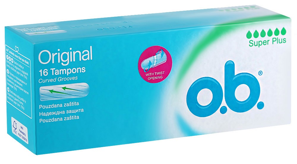 Дамски тампони ob Super Plus - store.bg