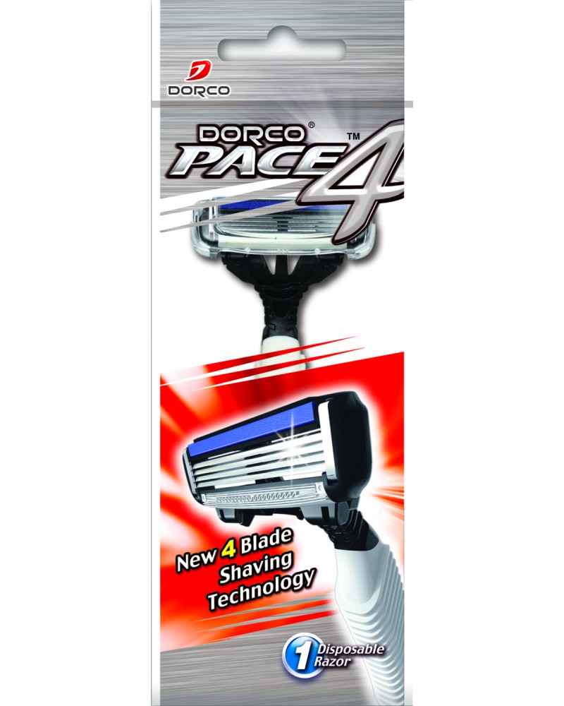 Dorco Pace 4 - Самобръсначка за еднократна употреба - store.bg
