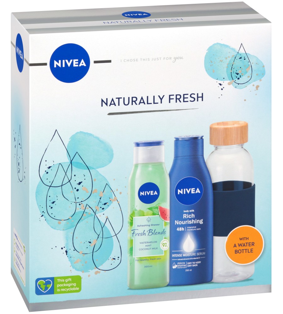 Подаръчен комплект Nivea Naturally Fresh - store.bg