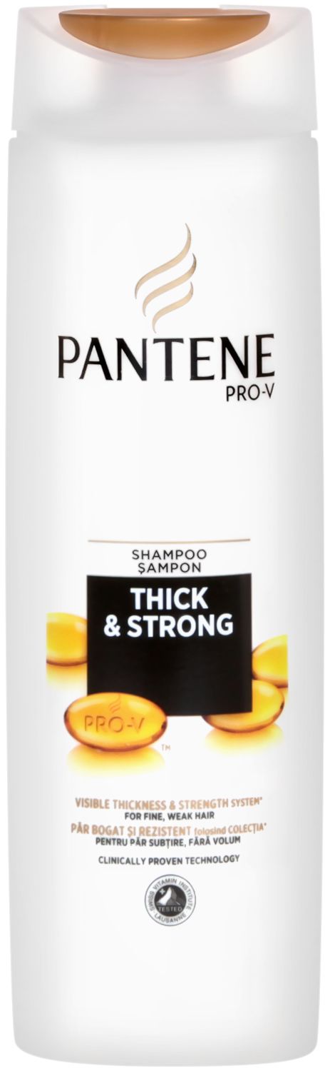Pantene Thick & Strong - Шампоан за обем - store.bg