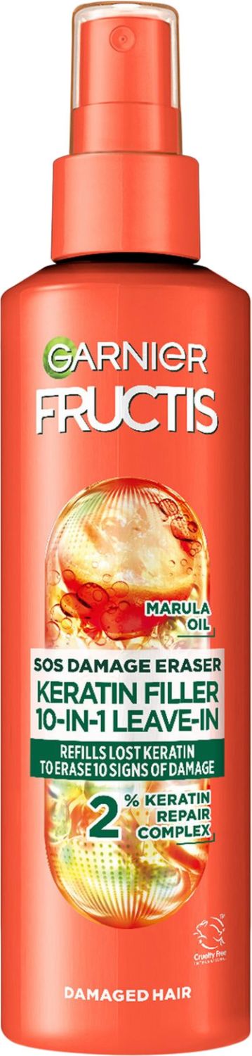 Спрей за увредена коса Garnier Fructis SOS Keratin - store.bg