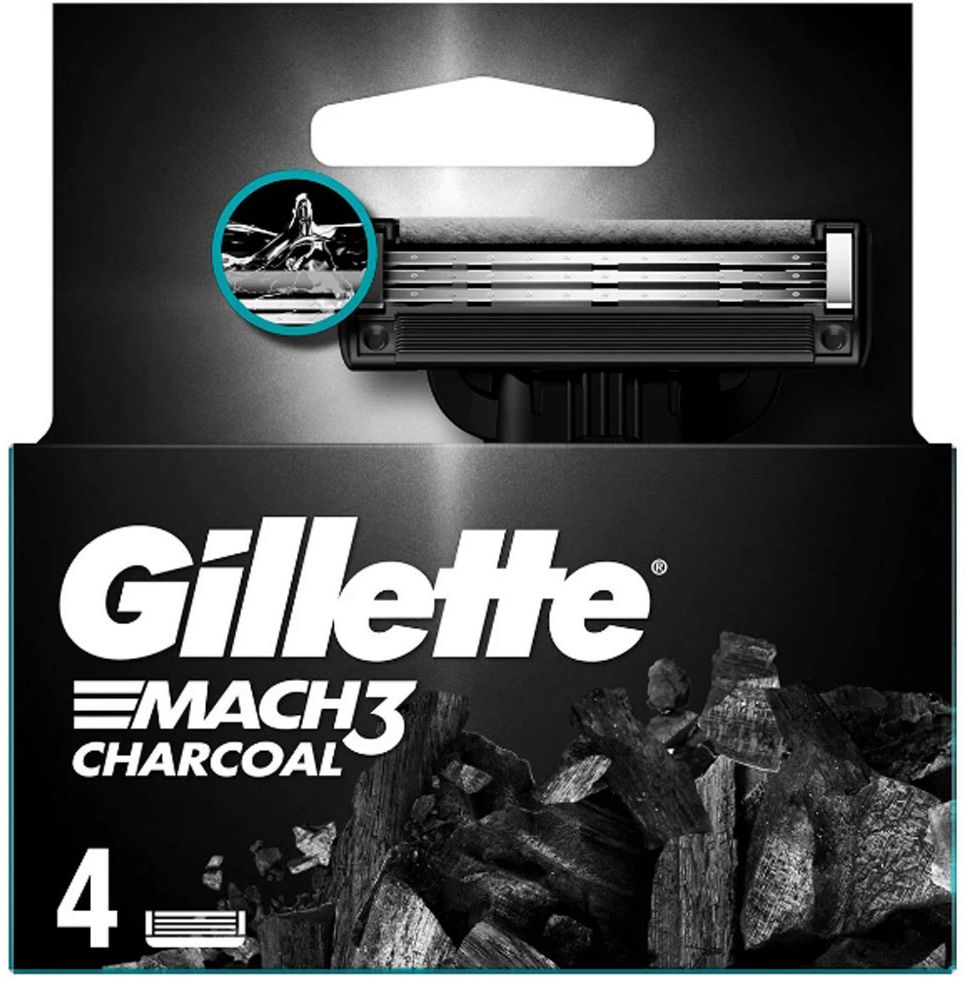 Ножчета за самобръсначка Gillette Mach 3 Charcoal - store.bg