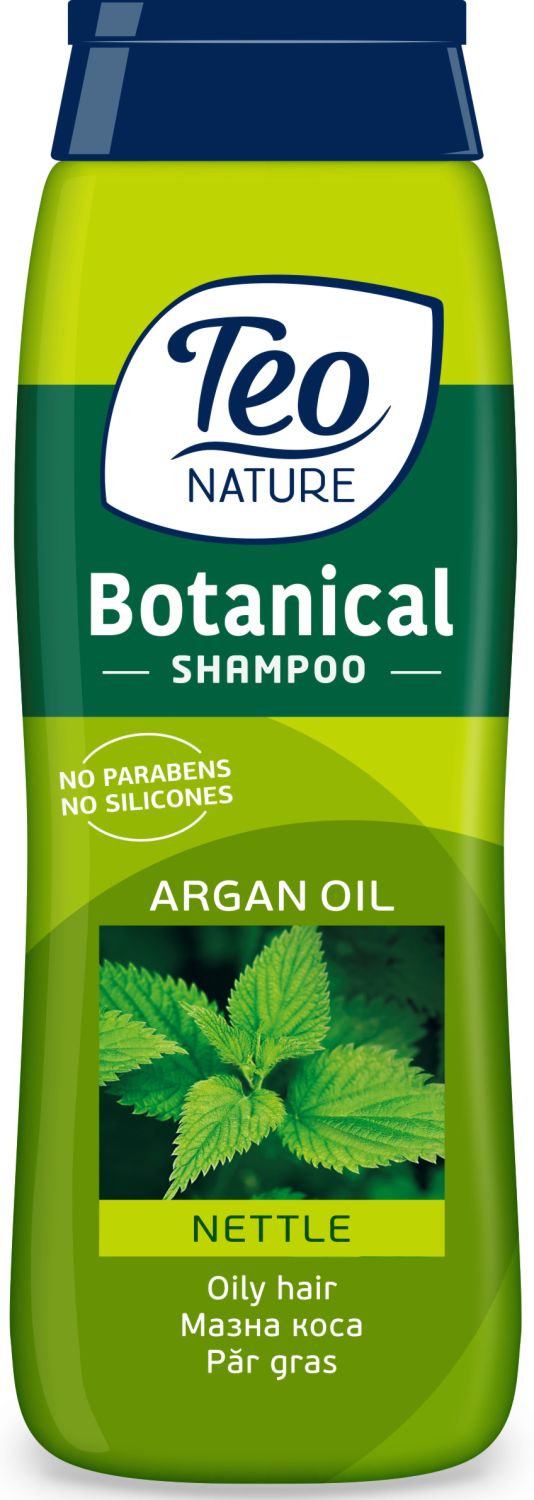Шампоан за мазна коса с арган и коприва - Teo Botanical - store.bg