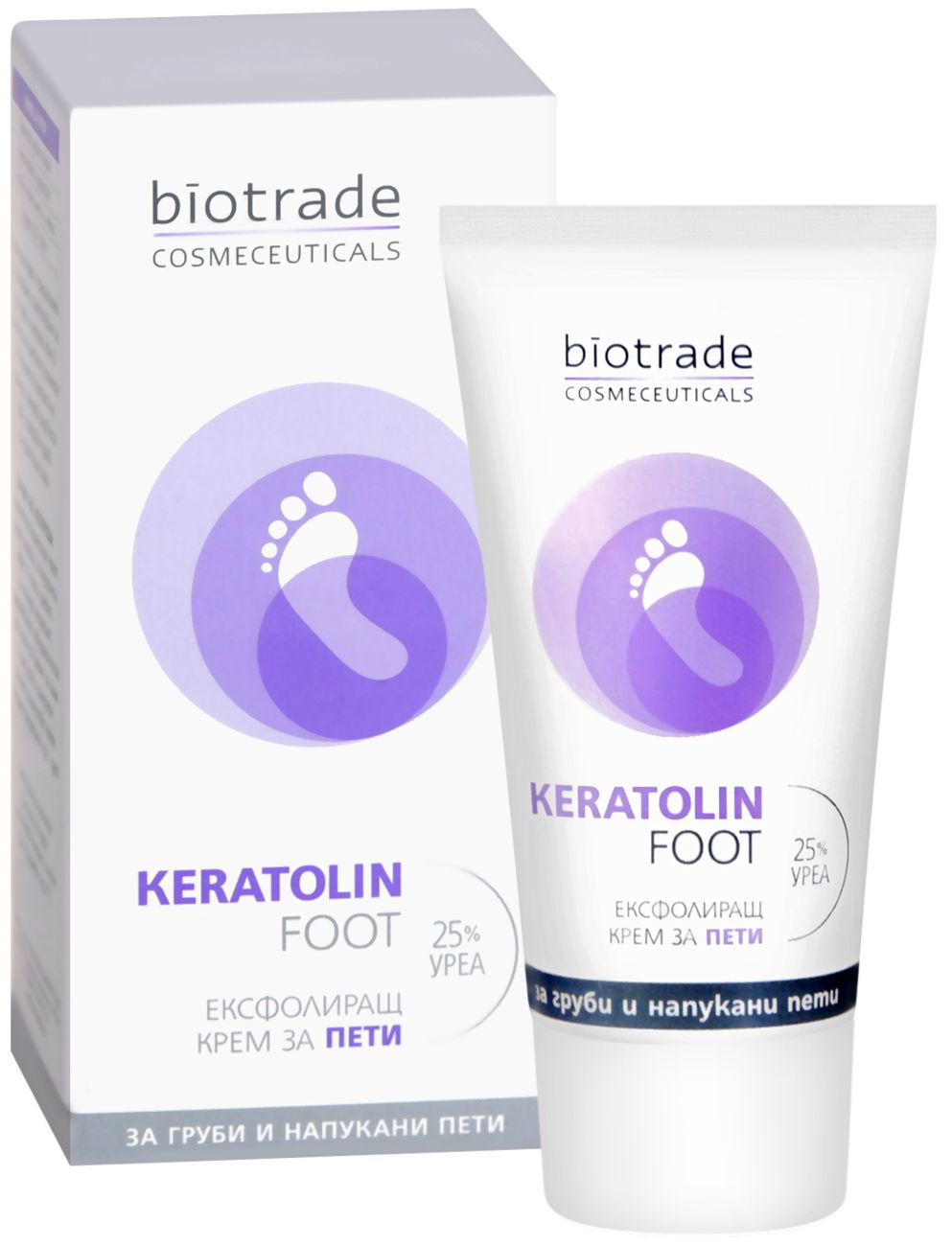 Biotrade Keratolin - Ексфолиращ крем за крака - store.bg
