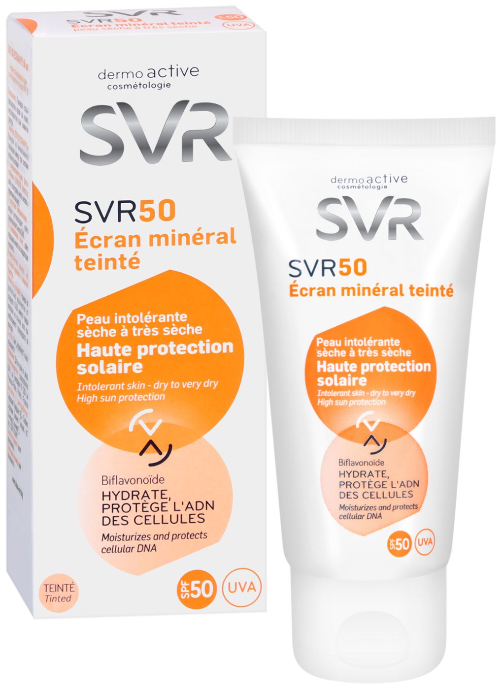 Слънцезащитен крем за лице SPF 50 SVR - store.bg