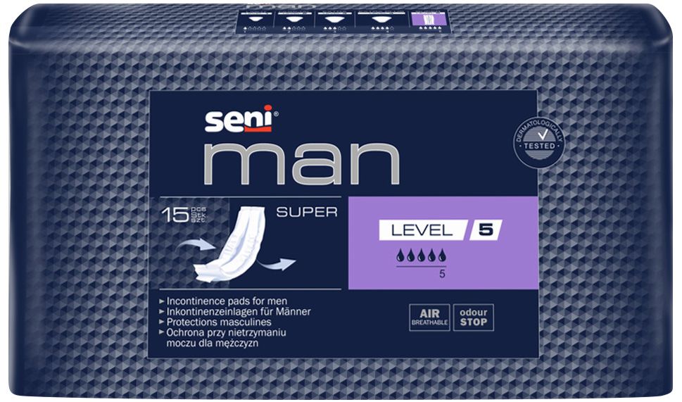 Мъжки урологични подложки Seni Man Super - store.bg