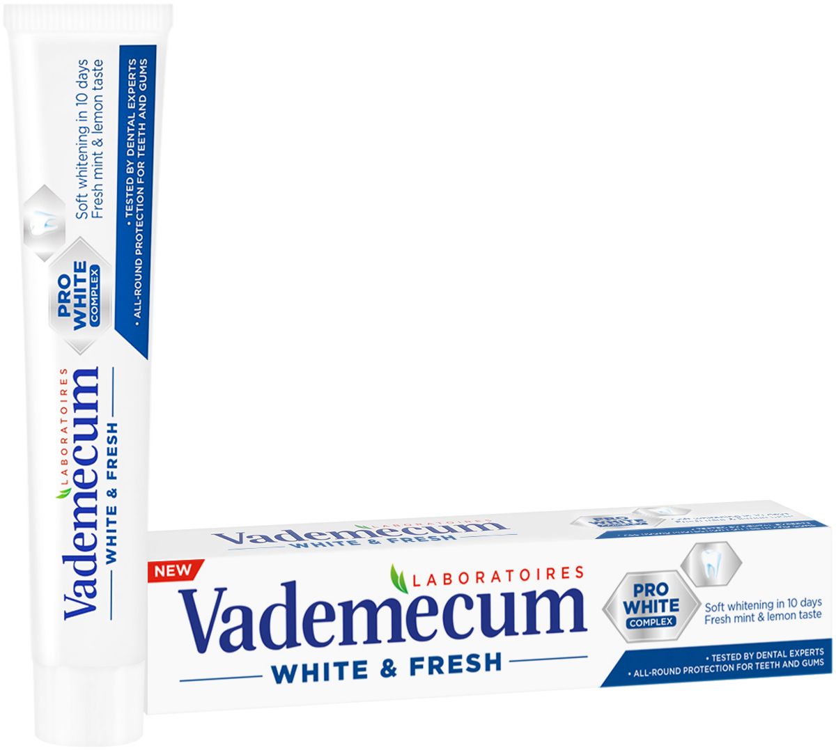 Избелваща паста за зъби - Vademecum Pro White & Fresh - store.bg