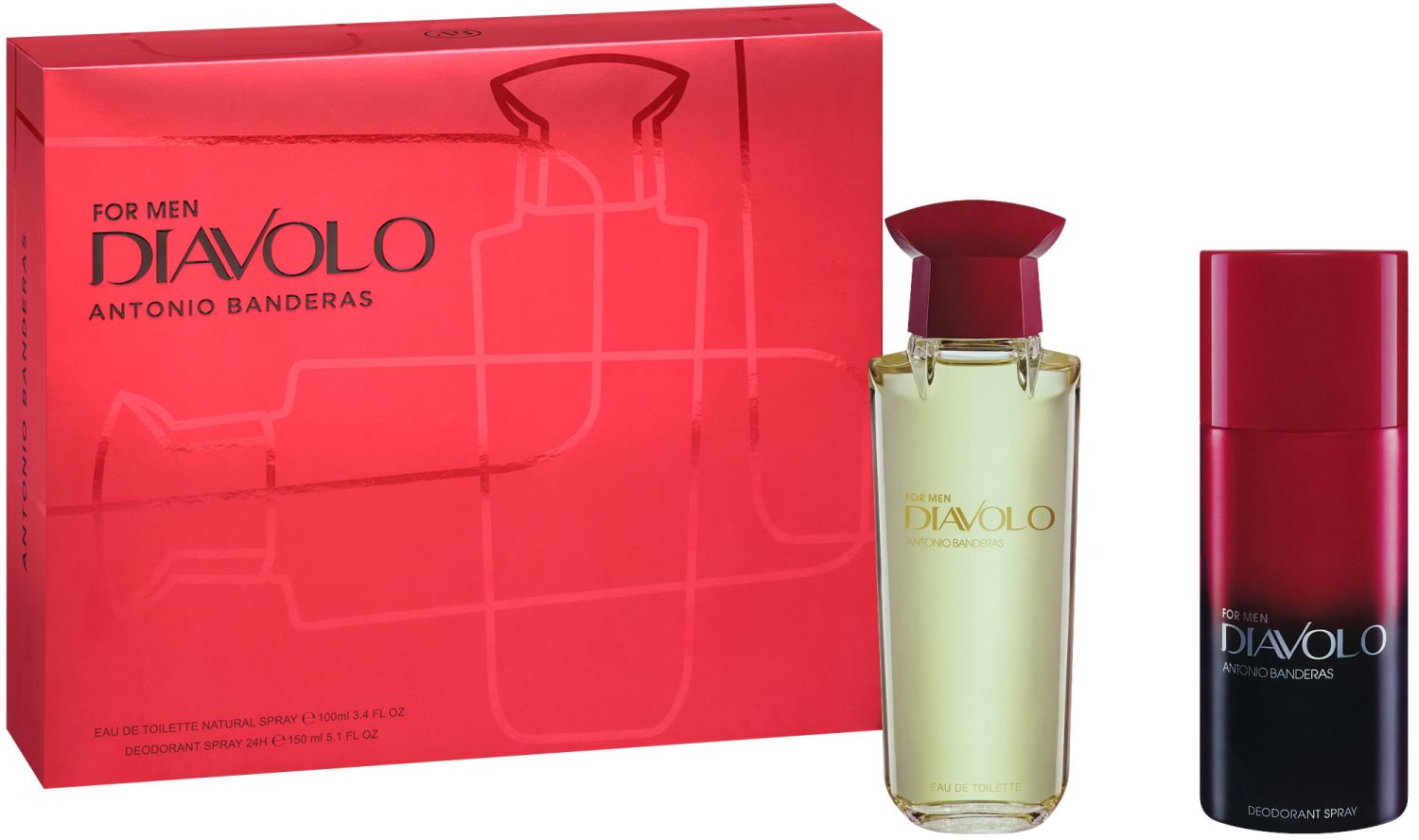 Antonio Banderas Diavolo Комплект за мъже - store.bg