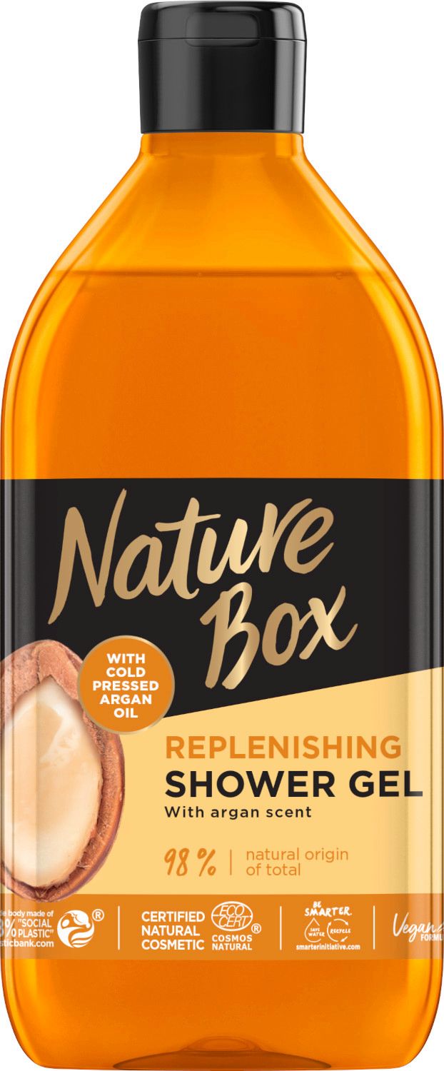 Душ гел арган Nature Box - store.bg