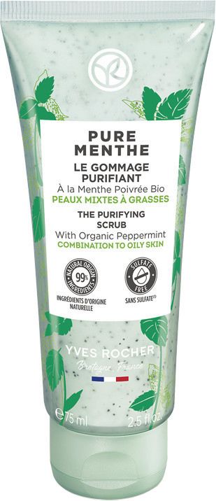 Скраб за лице Yves Rocher Pure Menthe - store.bg