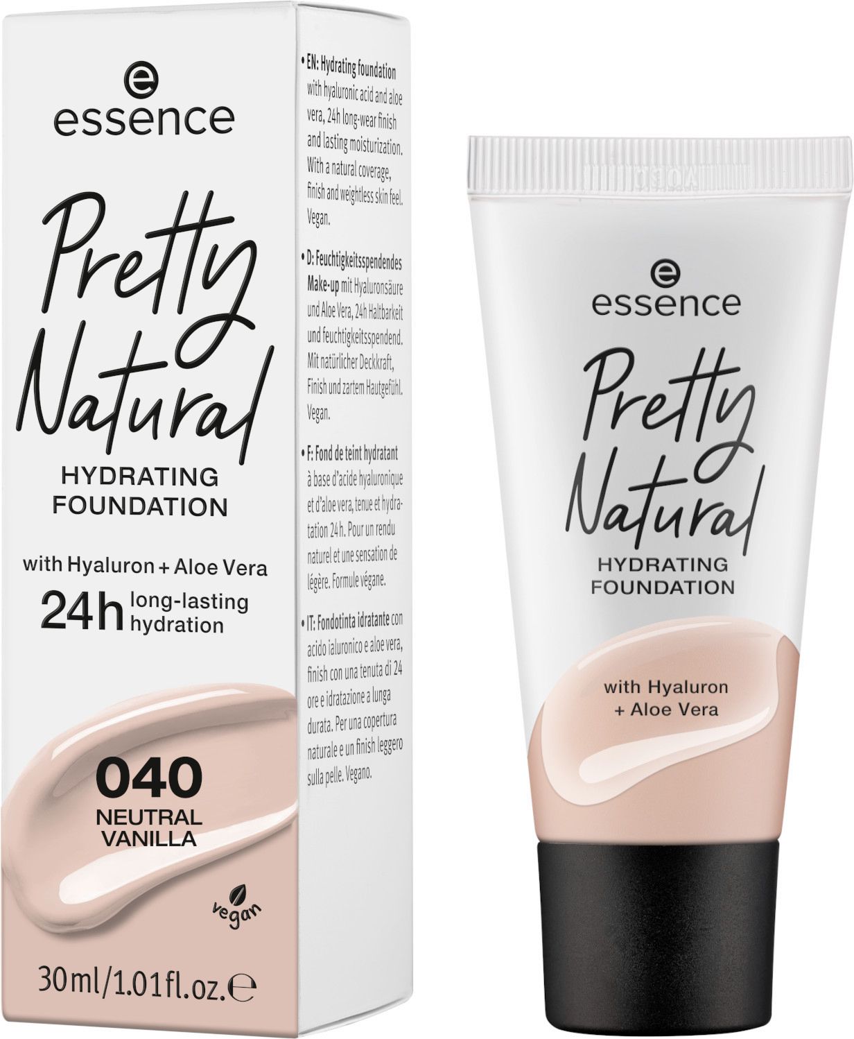 Essence Pretty Natural - Хидратиращ фон дьо тен - store.bg
