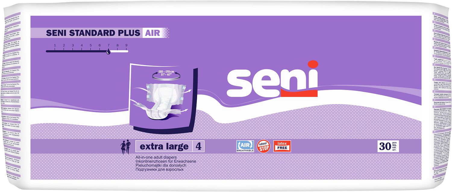 Пелени за възрастни Seni Standard Plus Air - store.bg