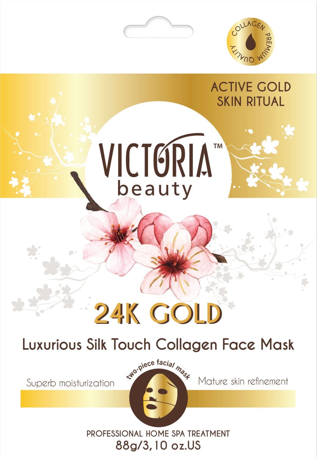 Маска за лице със злато Victoria Beauty 24K Gold - store.bg