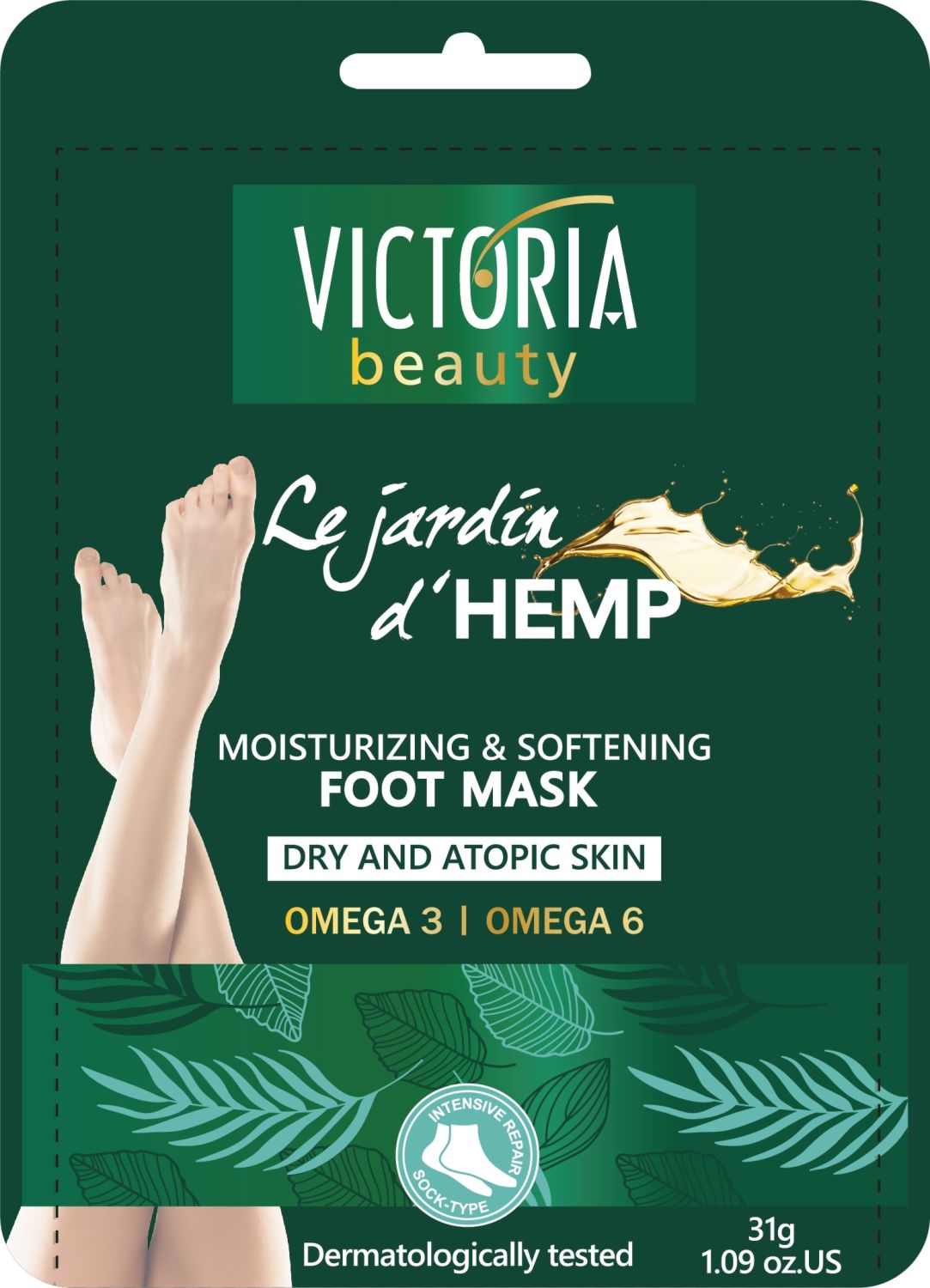 Омекотяваща маска за крака Victoria Beauty - store.bg