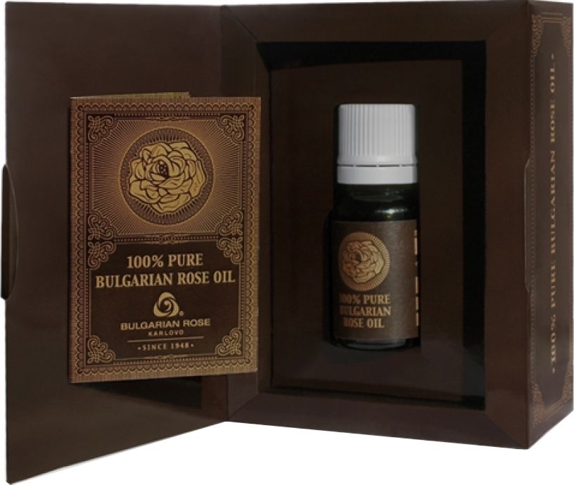 Розово масло в стъклено шишенце Bulgarian Rose - store.bg