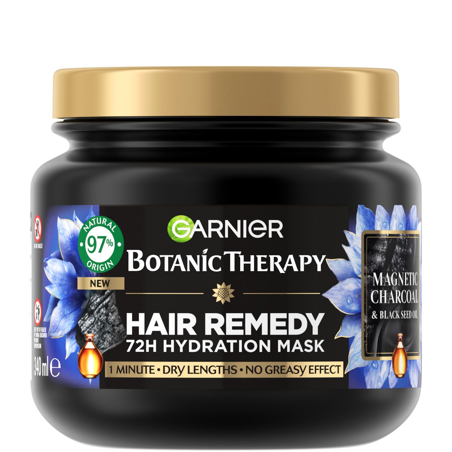 Маска за коса с въглен Garnier Botanic Therapy - store.bg