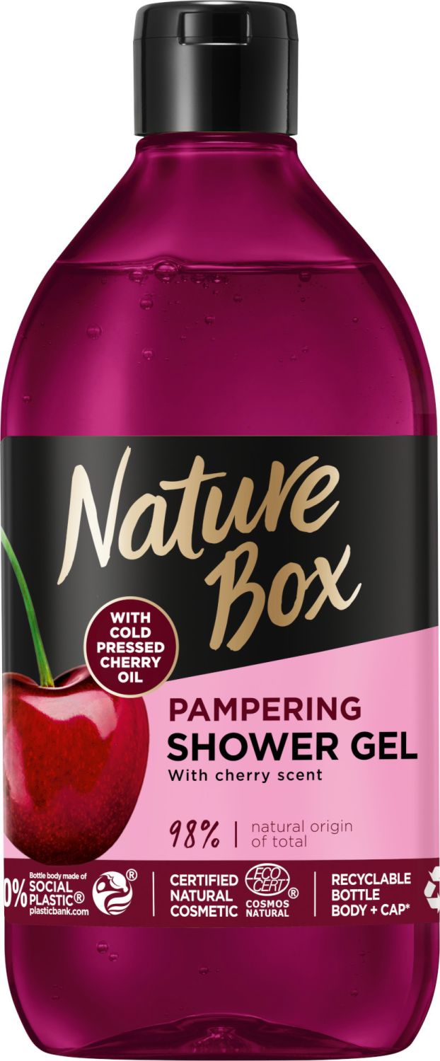 Nature Box Душ гел вишна - store.bg
