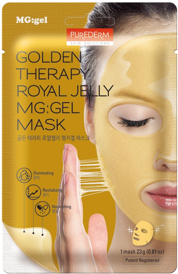 Хидрогел маска за лице със злато Purederm - store.bg