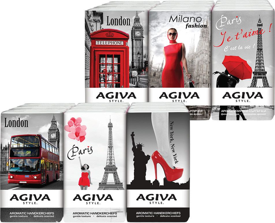 Носни кърпички Agiva - store.bg